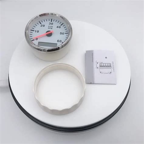 HD Car Mm Tachometer REV Counter For Outboard Motor Boat Auto Tach Electric Motor RPM