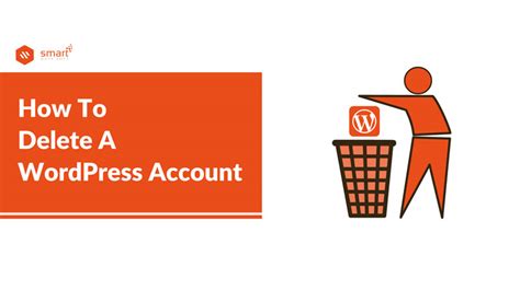 how to delete a wordpress account
