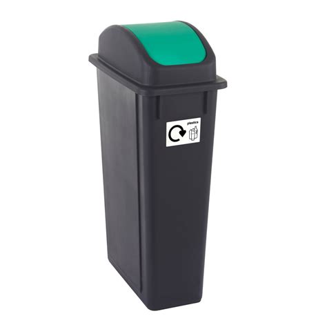 Set Of 3 Recycling Bins With Lids 90 Litre Uk
