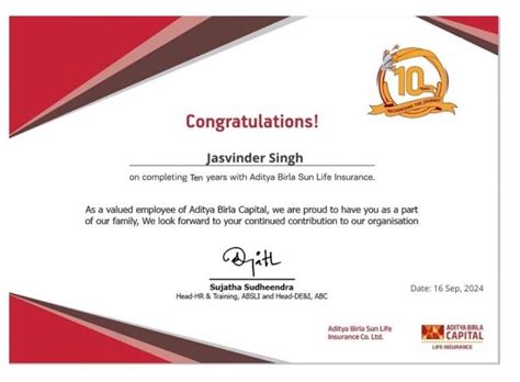 Jasvinder Singh On Linkedin V Happy To Share That I Have Completed My 10 Successful Years