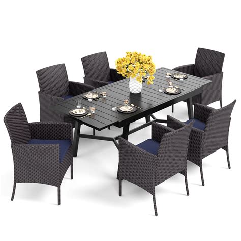 Lark Manor 6 Person Outdoor Dining Setpatio Dining Table And Metal