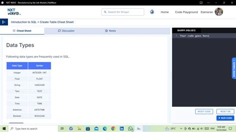 Elamaran G On Linkedin Nxtwave Ccbp 100daysofcode Day53 Dbms Sql