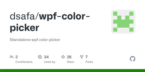 GitHub Dsafa Wpf Color Picker Standalone Wpf Color Picker
