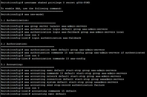 3 6 1 2 packet tracer configure aaa authentication on