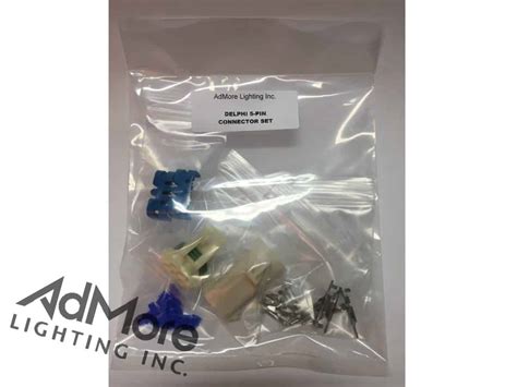 5 Pin Connector Set Delphi Connectors Admore Lighting
