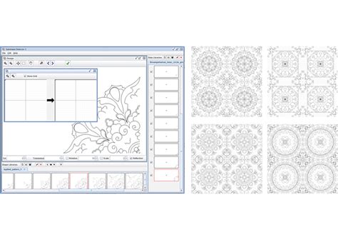 A Shape Grammar System And Its Four Different Generations Of A Pattern