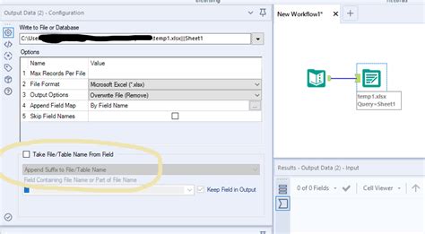 Output Tool Use Xls Alteryx Community