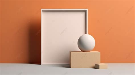 누적된 기하학적 블록에 있는 이중 프레임 모형 템플릿의 3d 그림 포스터 모의 포스터 모형 액자 배경 일러스트 및 사진 무료 다운로드 Pngtree