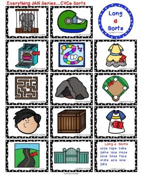 Picture Sorts CVCe By Cup Of Curriculum TPT