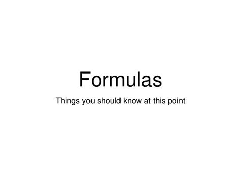 PPT Formulas PowerPoint Presentation Free Download ID 1939349