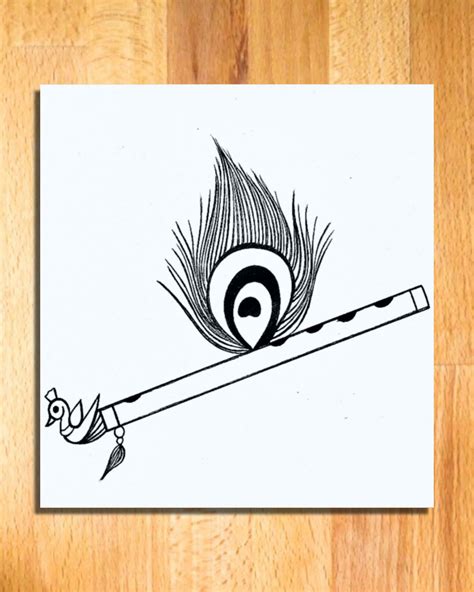 Flute Of Krishna Drawing Step By Step Easy Drawing Krishna