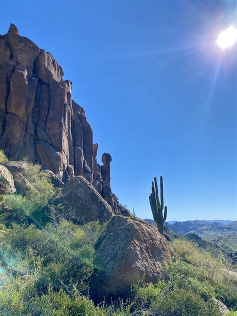Weavers Needle Via Peralta Trail Superstition Wilderness