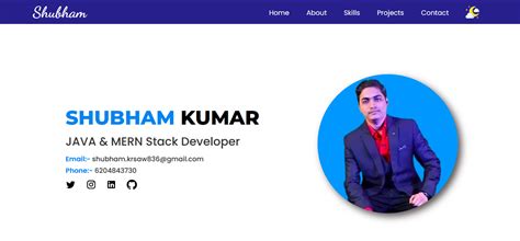 Github Shubhamkr83react Vite Portfolio