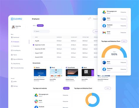Hrm Employee Timesheet Dashboard Ui Ux Design Images Behance