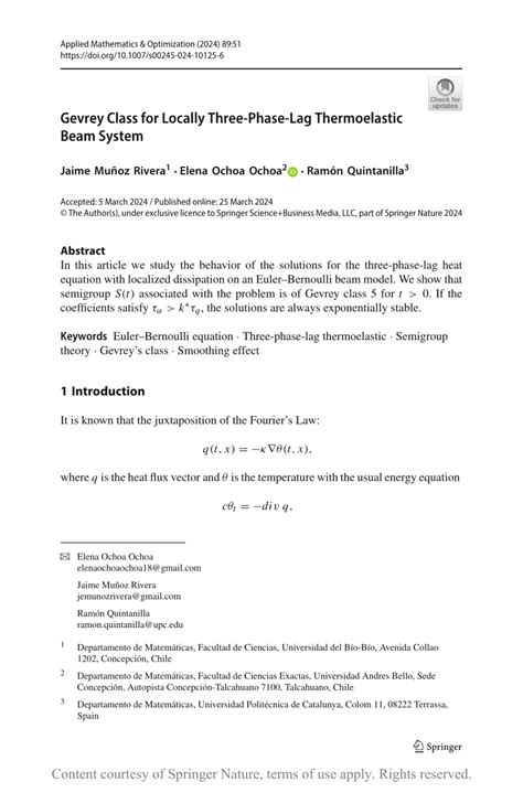 Gevrey Class For Locally Three Phase Lag Thermoelastic Beam System