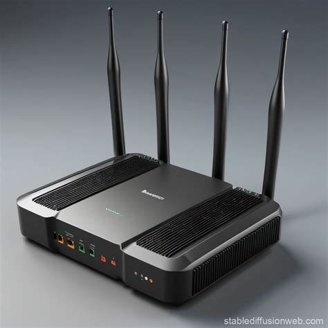 Iot Enterprise Router With Cellular Antennas Stable Diffusion Online