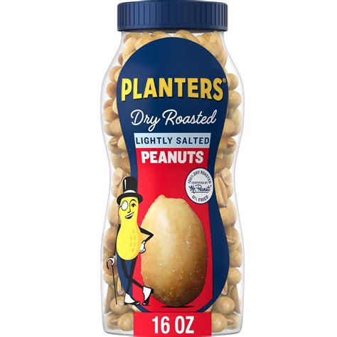 Planters Dry Roasted Peanuts Plant Based Protein