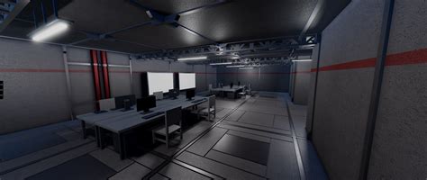 Modular Scp Map Lowpoly Clearly Development