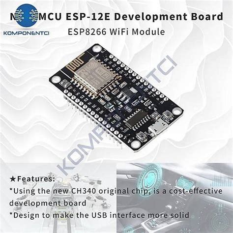 Nodemcu Lolin V3 Ch340 Esp8266 Geliştirme Kartı Komponentci