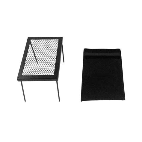 다리미 그물 테이블 야외 캠핑 피크닉 여행 휴대용 접이식 소형 테이블 요리 바베큐 그릴 배수구 파이어 캠프 그릴 랙