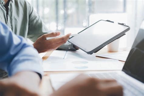 Premium Photo Man Working On Table