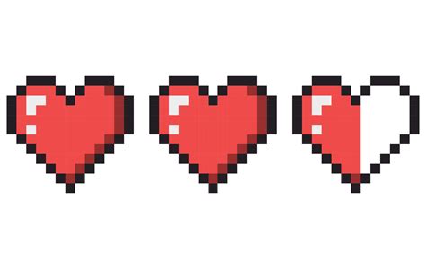 Zelda Heart Container Pixel