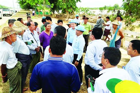 ပြည်ထောင်စုဝန်ကြီး ဦးမင်းနောင် နေပြည်တော်ကောင်စီနယ်မြေပတ်ဝန်းကျင်ရှိ ဆည
