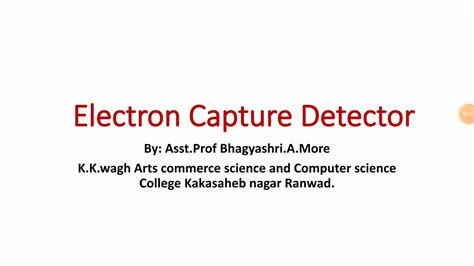 Schematic Diagram Of Electron Capture Detector Schematic Of