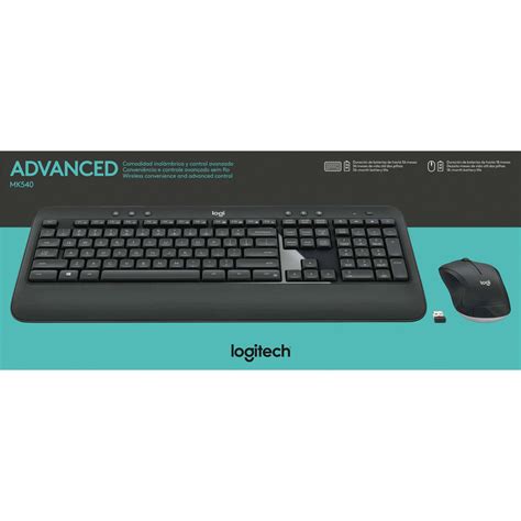 Logitech Mk540 Advanced Wireless Keyboard And Mouse Combo For Windows