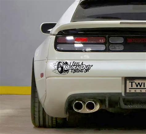 I Feel A Burnout Coming On Car Truck Decal Bumper Sticker 9x3 Etsy