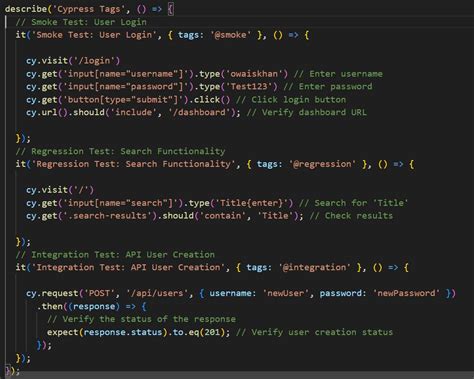 Cypress Cypresstags Automationtesting Qa Softwaretesting Smoketesting Regressiontesting