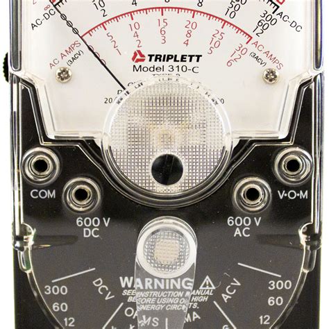 Model 310 C Portable Compact Analog Multimeter 18 Ranges Ac Dc Volta — Triplett Test Equipment
