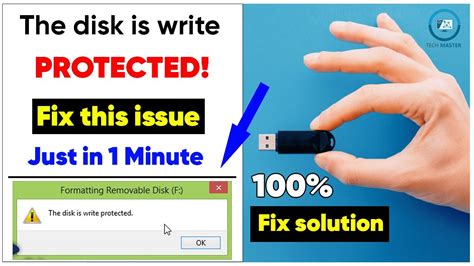 How To Remove Write Protection From Usb Pendrive The Disk Is Write
