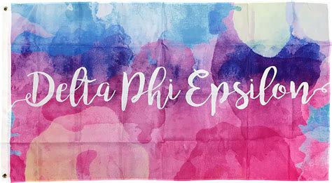 Delta Phi Epsilon Flag Water Color Sorority Greek India Ubuy
