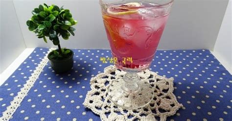 레몬히비스커스 차 만들기