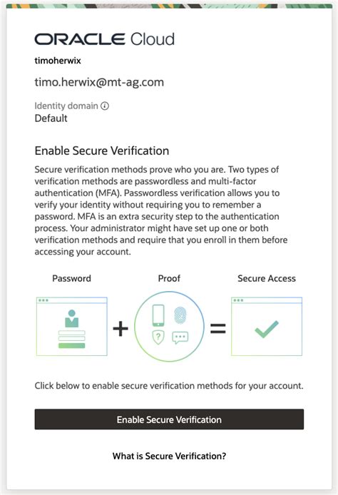 Enabling Passwordless Authentication In Apex Using Oracle Identity And