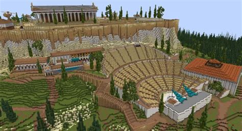 Acropolis Map Maps Minecraft Bedrock