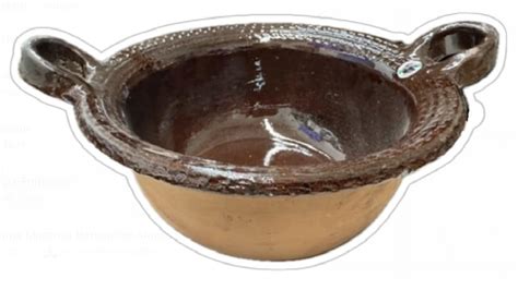 Made In Mexico Cazuela Raya Verde Bowl 14x5 Grande Large Mexican