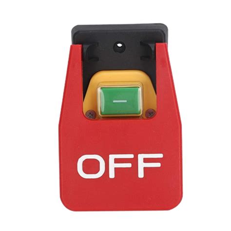 AMLESO Emergency Stop Switch Push Button Emergency Stop Shut Off Push Button Switch Accessories