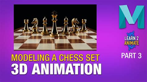 How To Model A Chess Set With Polygon Modeling In Autodesk Maya 2022 Part 3 Youtube