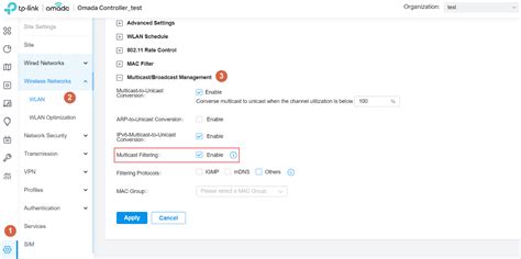 How To Set Up Multicast Filtering On A Tp Link Omada Controller