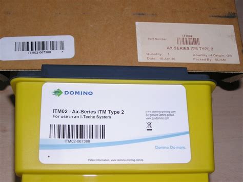 New Domino Itm02 Ax Series Itm Type 2 I Techx Module In Original Box