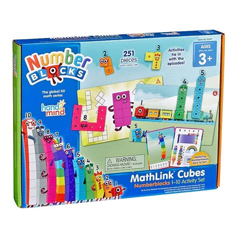 Hand2mind Numberblocks Mathlink Cubes 1 10 Activity Set 93417 Image 1