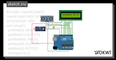 Ultra Senser Copy Wokwi Esp32 Stm32 Arduino Simulator