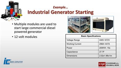 Supercapacitor Module Applications For Customers Ppt