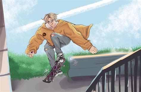 Jungkookyyy🛹💜jk Jungkook Jkdrawing Bts Skateboard Drawing