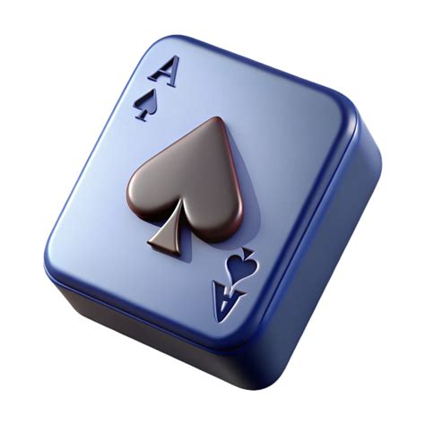 Mesmerizing Futuristic Professional Render Isolated Cutout Single Playing Card Ace Of Spades