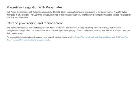 Storage Considerations Amazon Eks Hybrid Nodes On Dell Powerflex Dell Technologies Info Hub