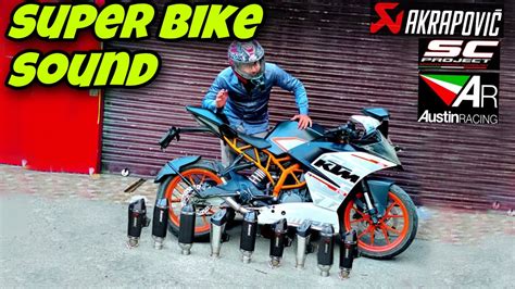 Ktm Rc 390 Modified Ii Loudest Exhaust Sound Full System Exhaust