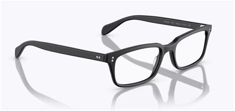Oliver Peoples Denison Ov5102 1031 Matte Black Rectangular Mens